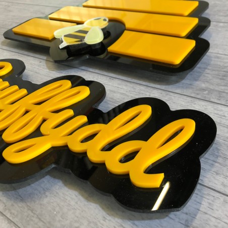 Flat Cut Lettering