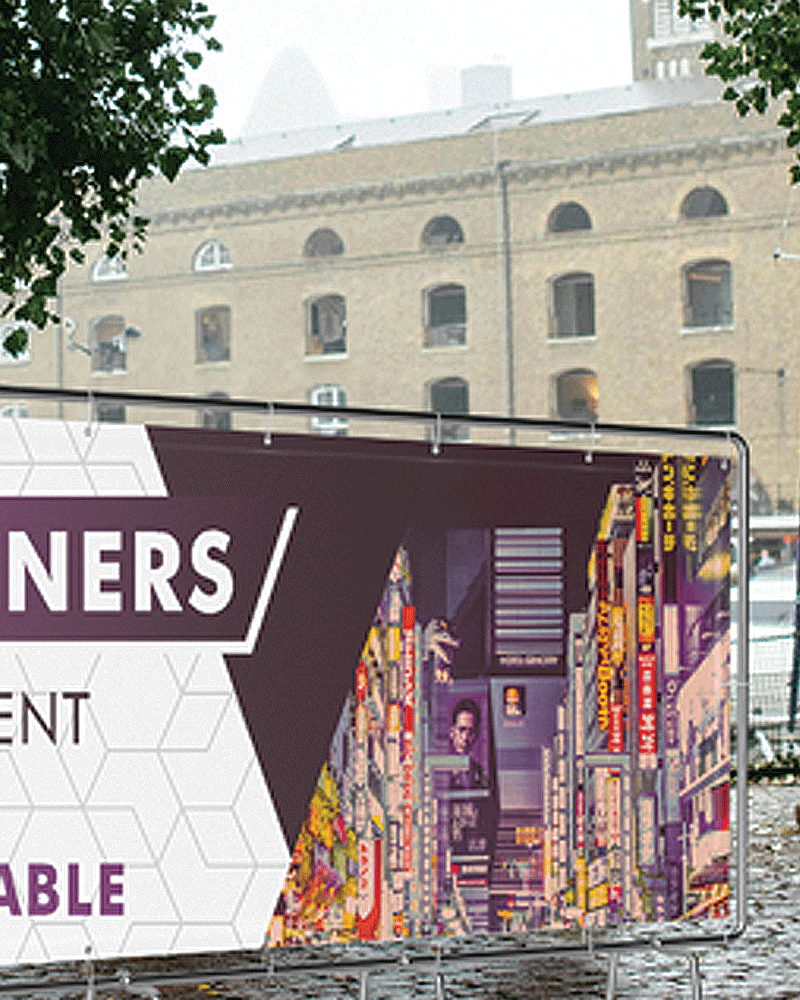 6ft x 3ft Banner Printed with your Design
