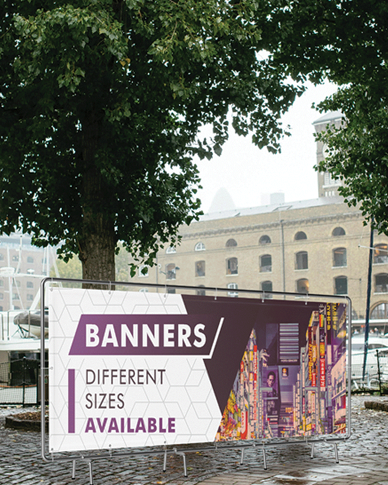 8ft x 2ft Banner Printed with your Design